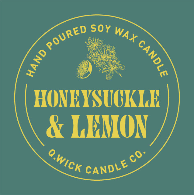 HONEYSUCKLE & LEMON – Q.Wick Candle Co.